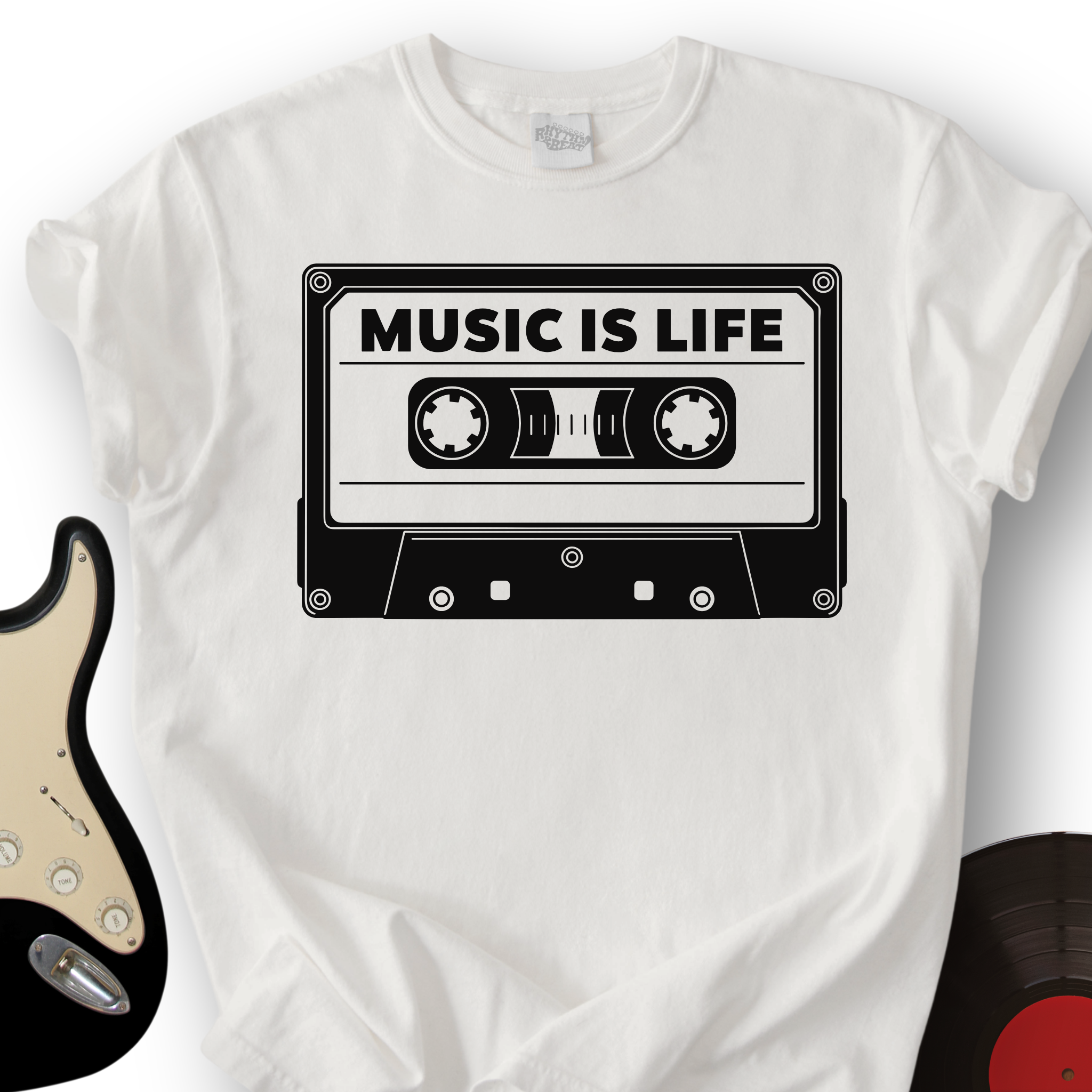 Rewind the Rhythm T-Shirt – Rhythm And Beat