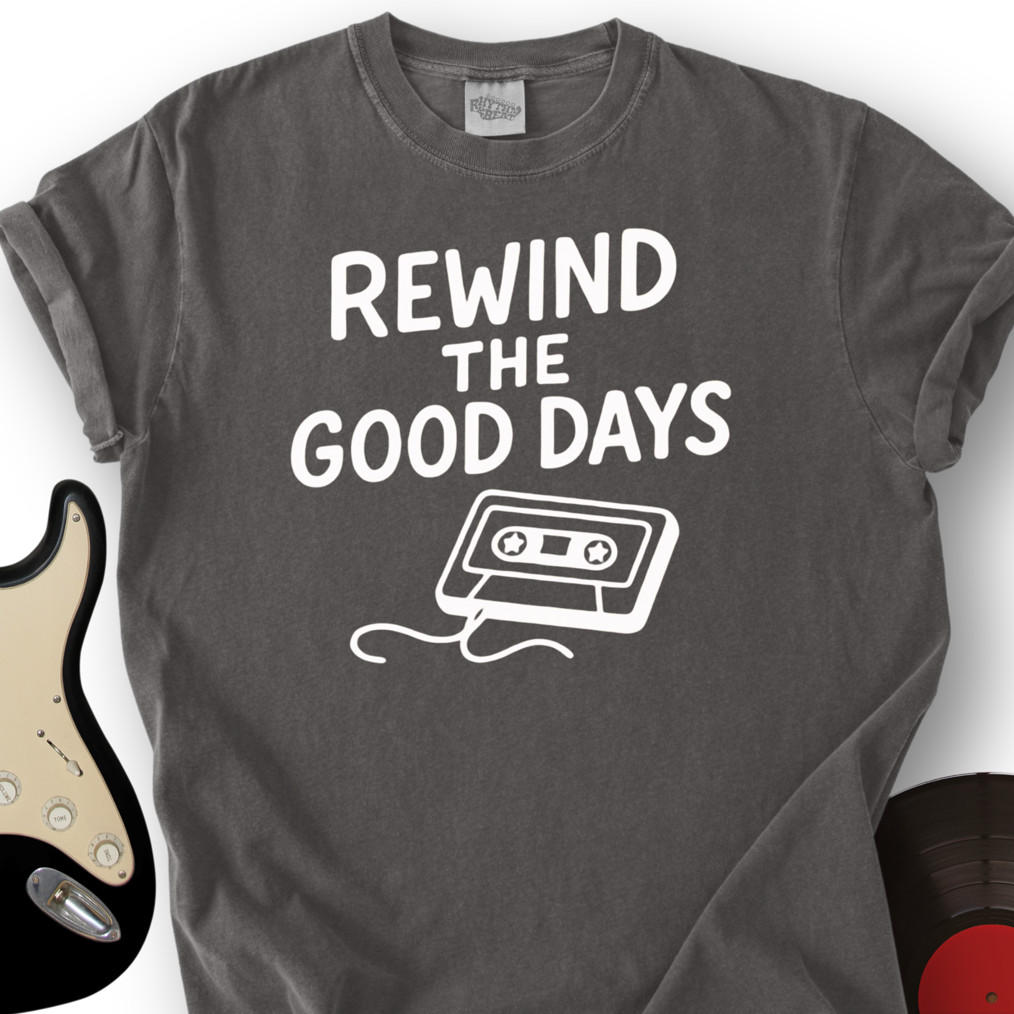 Rewind The Good Days T-Shirt – Rhythm And Beat
