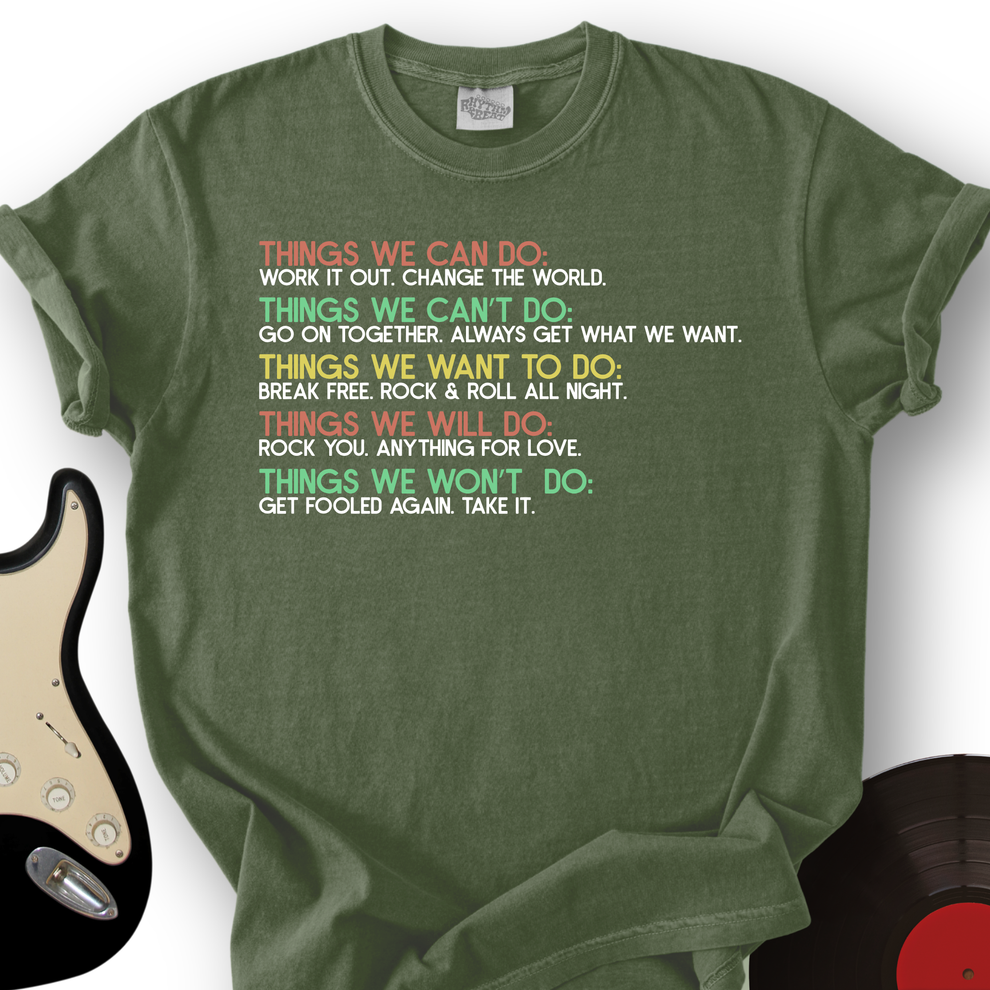 Things We Can Do T-Shirt – Rhythm And Beat