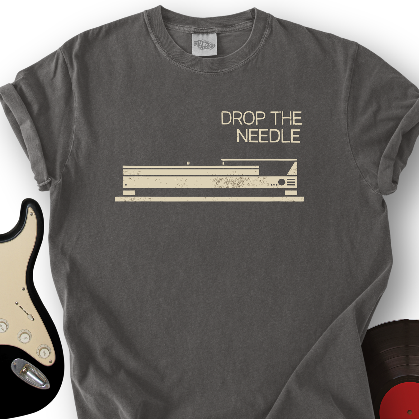 Drop The Needle - Vinyl T-Shirt – Rhythm And Beat