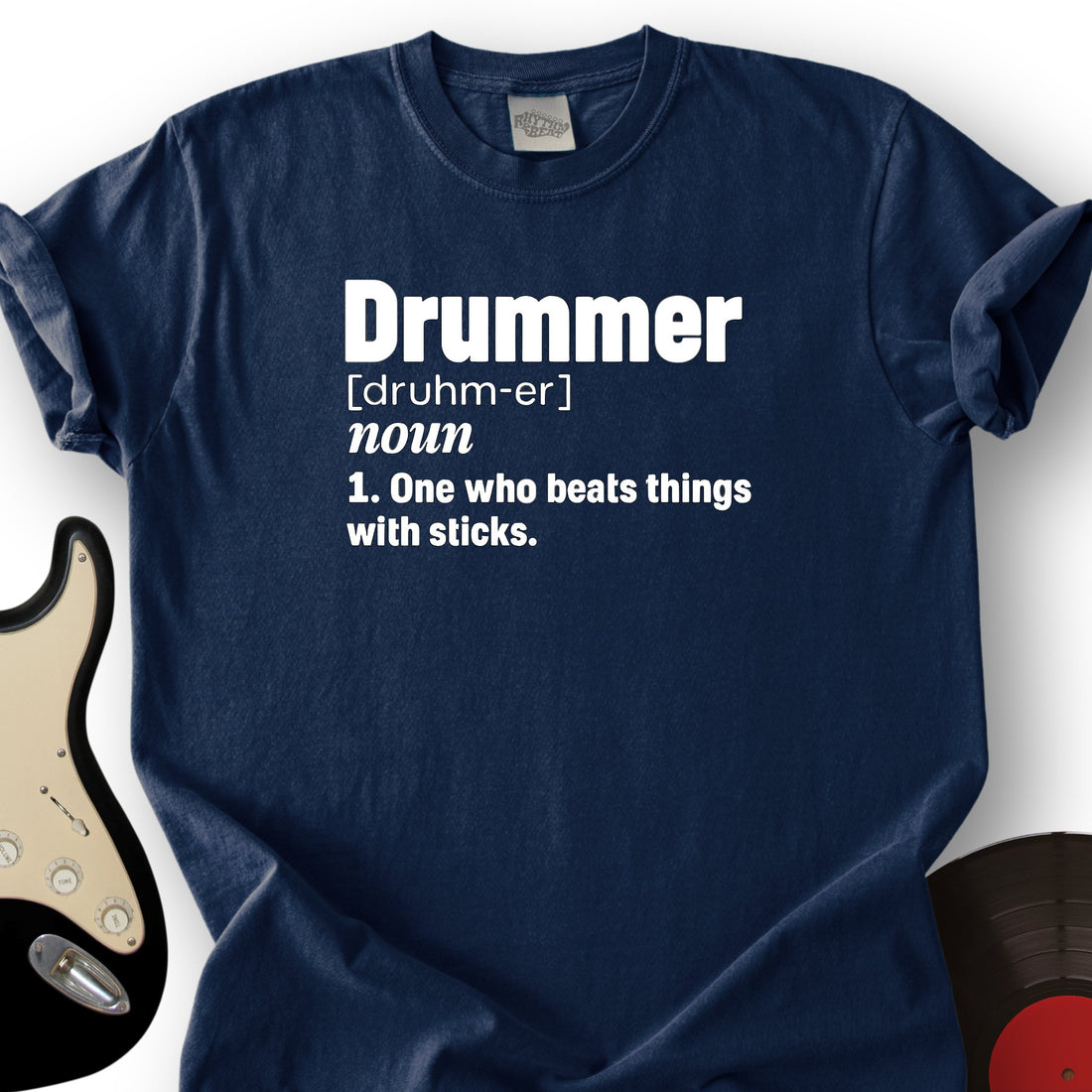 Drummer Definition T-Shirt – Rhythm And Beat