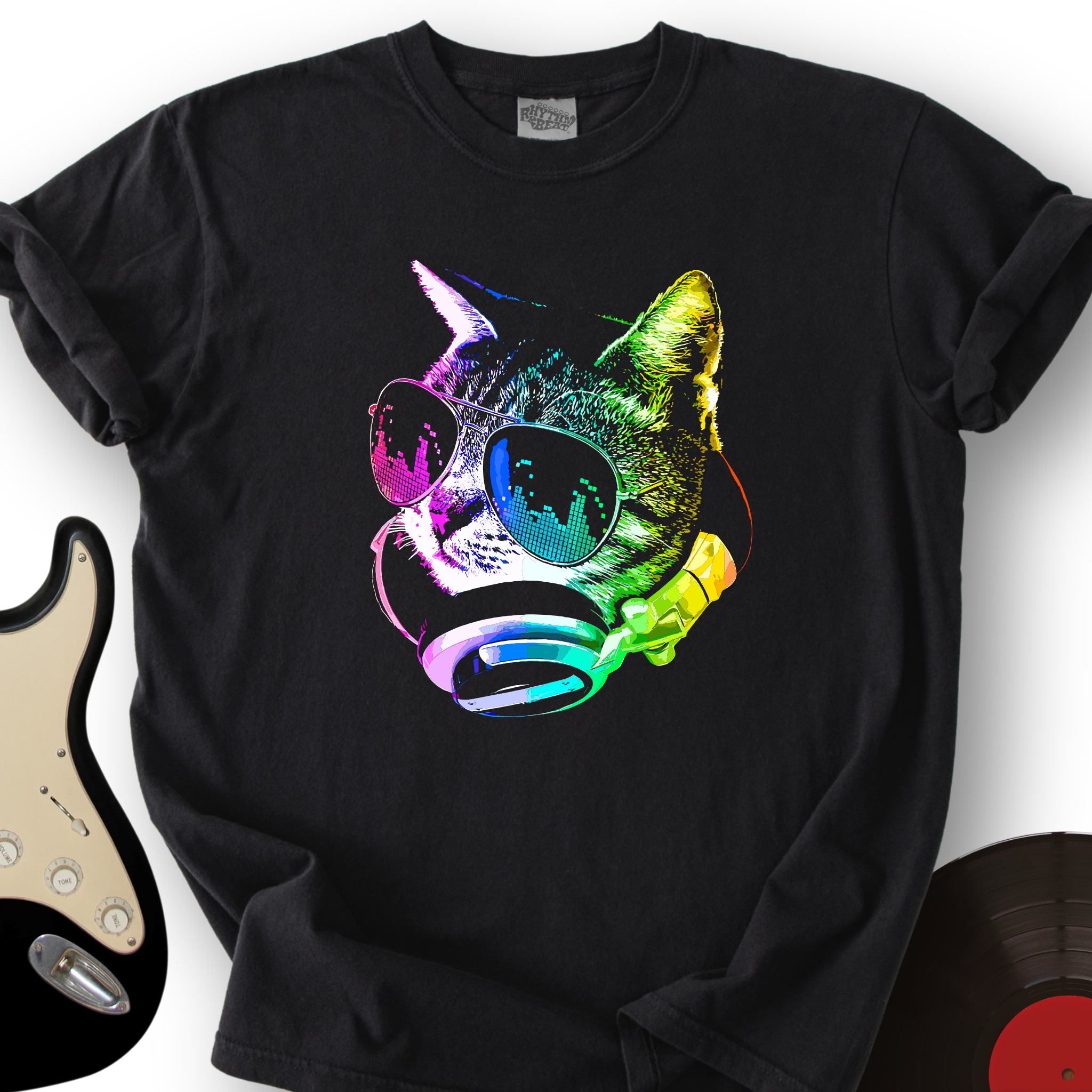Disco Cat T-Shirt – Rhythm And Beat