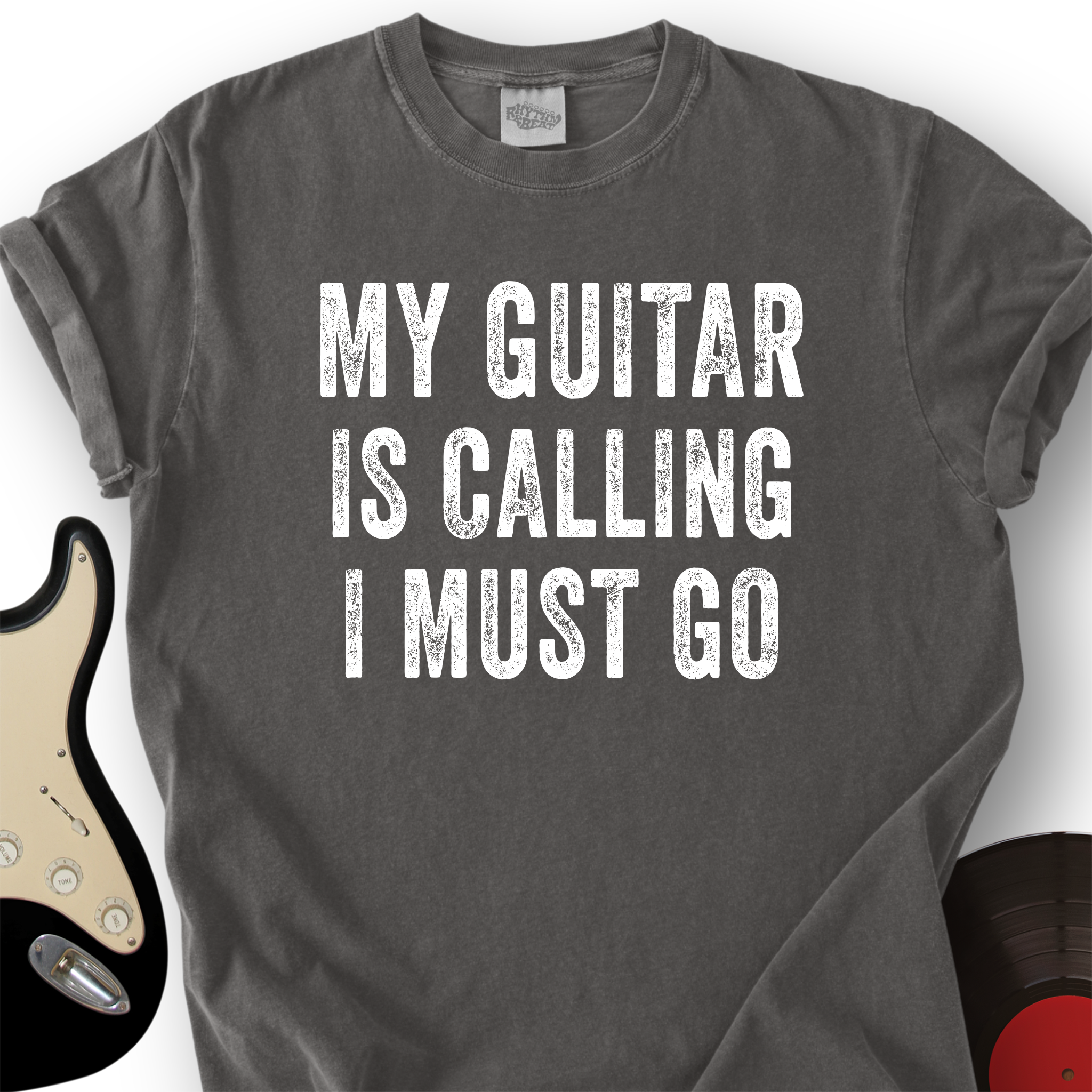 My Guitar Is Calling T-Shirt – Rhythm And Beat