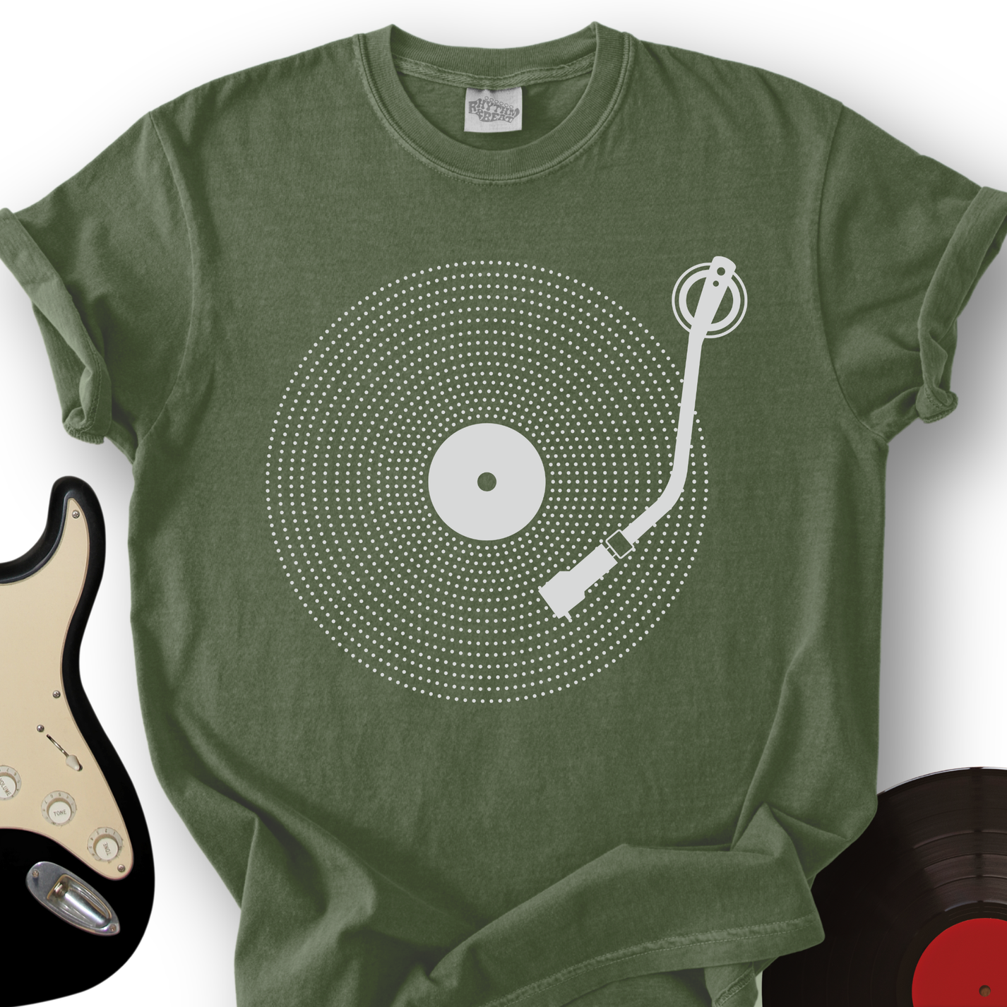 Simple Record T-Shirt – Rhythm And Beat