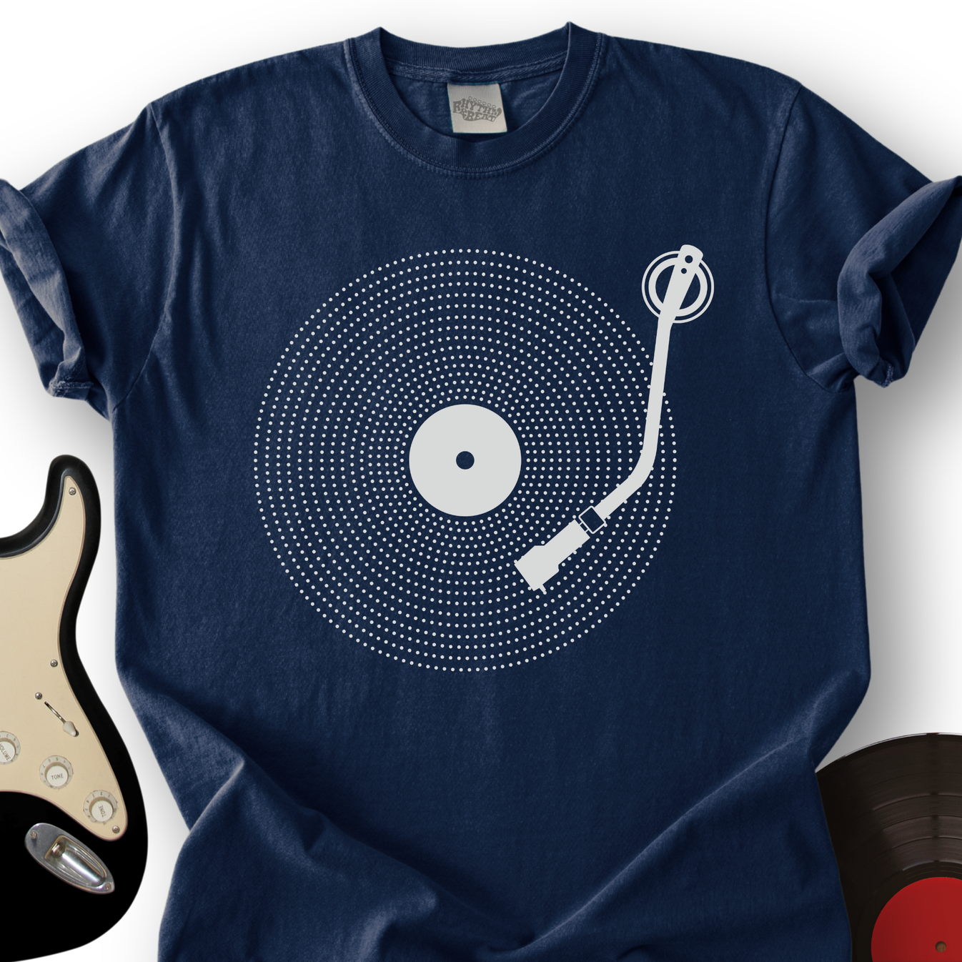 Simple Record T-Shirt – Rhythm And Beat