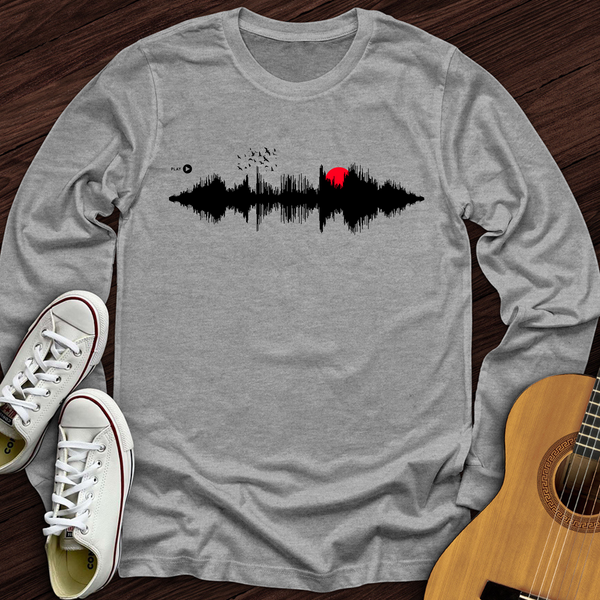 Sunset Soundwave Long Sleeve – Rhythm And Beat